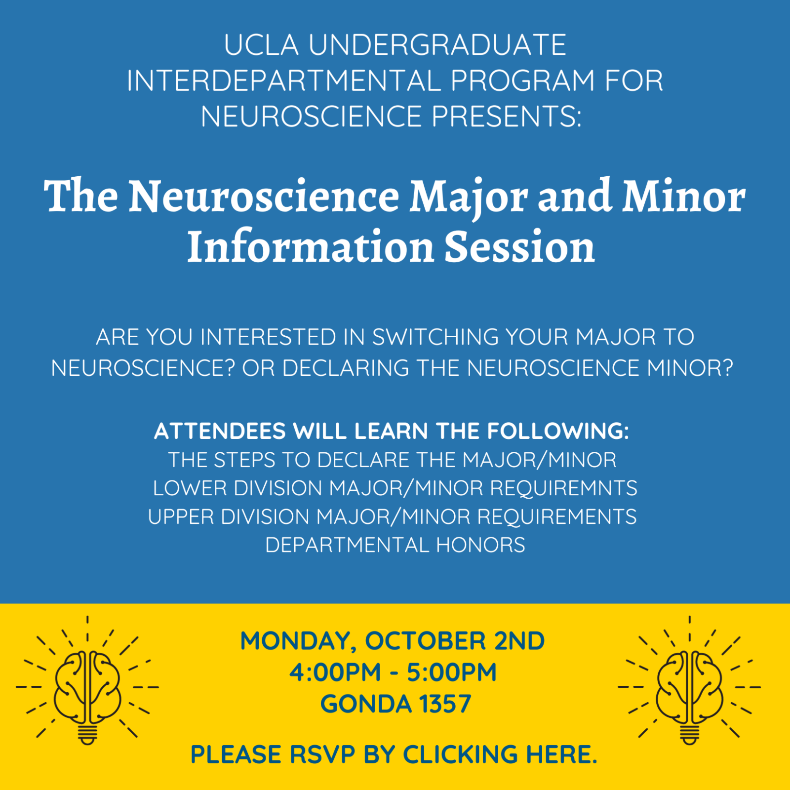 The Neuroscience Major and Minor Information Session – Undergraduate ...