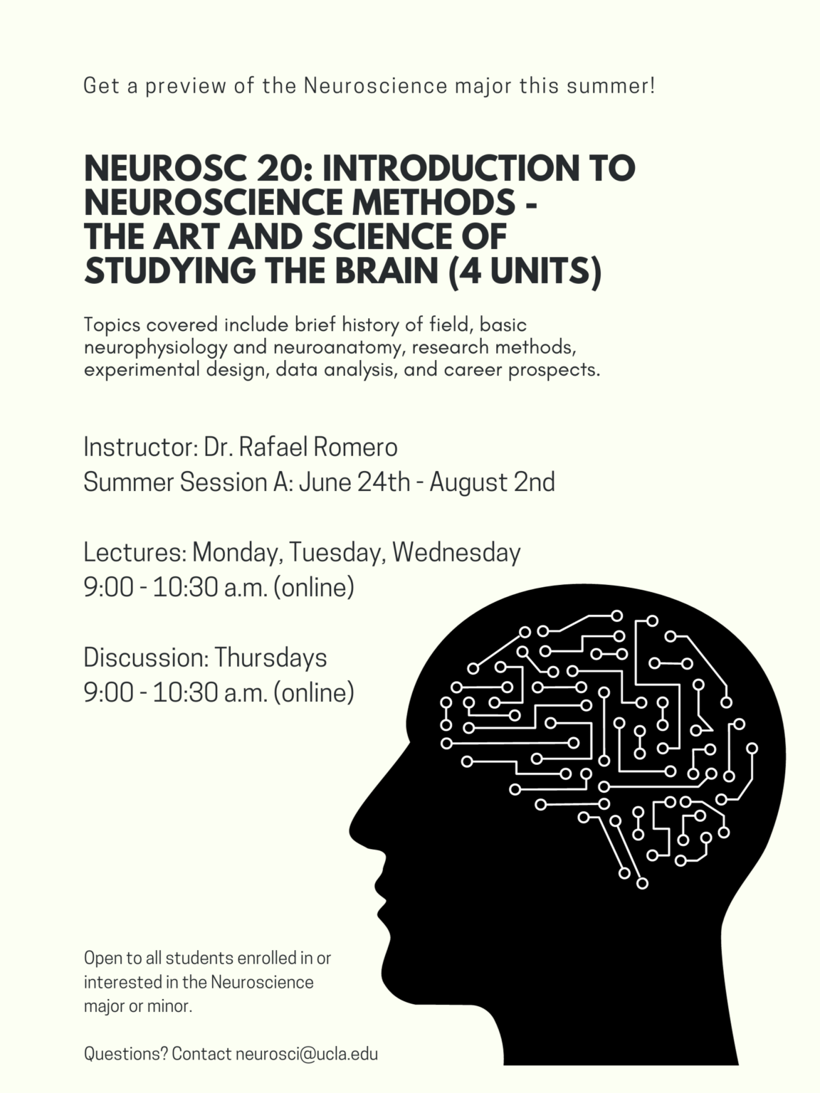 Summer 2024 Neuroscience Courses Now Open for Enrollment ...