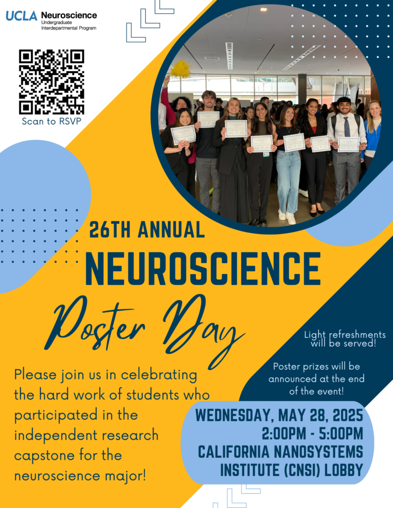 Neuroscience Poster Day – Undergraduate Neuroscience Interdepartmental Program
